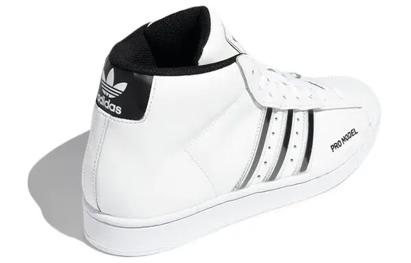 Adidas Pro Model High Top Sneakers - White/black