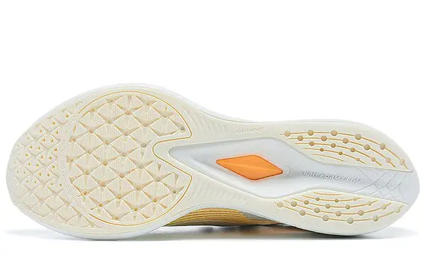 LI-NING Dark Horse Athletic Sneakers - White/yellow/orange