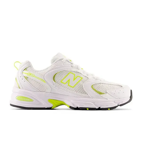 NEW BALANCE 530 Athletic Sneakers - White/fluorescent Yellow