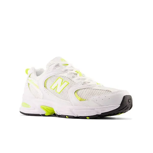 NEW BALANCE 530 Athletic Sneakers - White/fluorescent Yellow