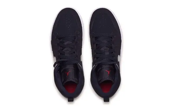 JORDAN 1 Mid Sneakers - Black/silver