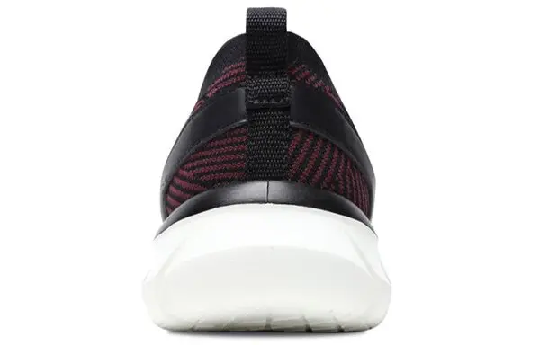 Sketchers Overhaul" Athletic Lace-up Sneakers - Black/white/red