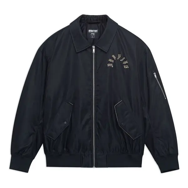 LI-NING Badfive Graphic Bomber Jacket - Black