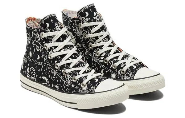 CONVERSE Chuck Taylor All Star Mystic World High Top Sneakers - Black/white