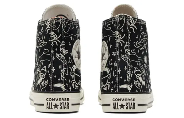 CONVERSE Chuck Taylor All Star Mystic World High Top Sneakers - Black/white