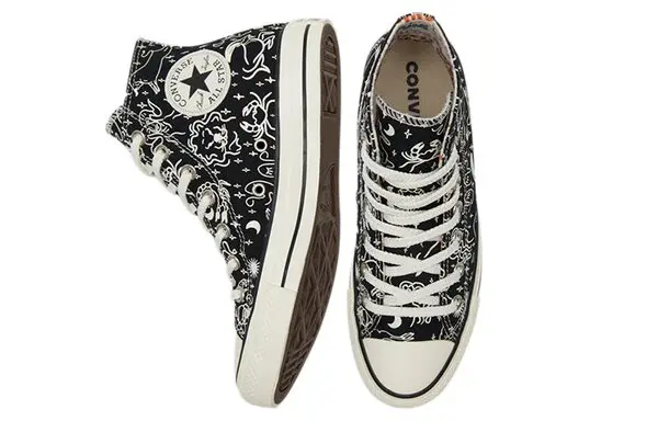 CONVERSE Chuck Taylor All Star Mystic World High Top Sneakers - Black/white