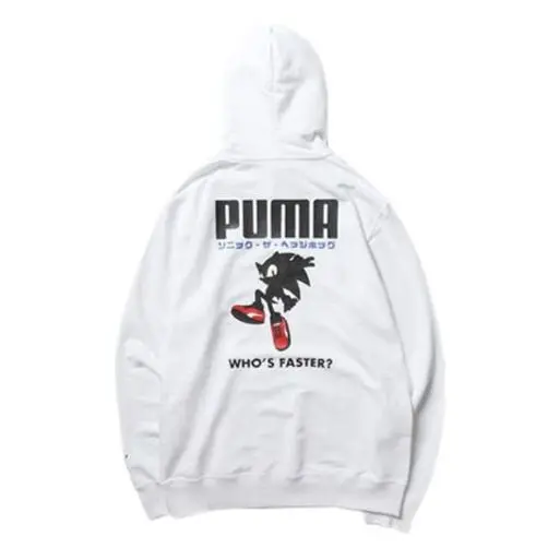 PUMA X Sonic Crossover Hoodie - White