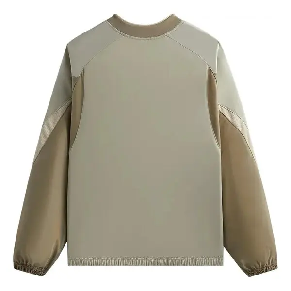 Kith Ss24 Dayton Mesh Combo Pullover 'region - Tan