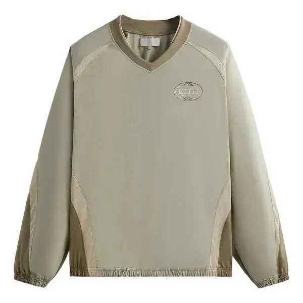 Kith Ss24 Dayton Mesh Combo Pullover 'region - Tan