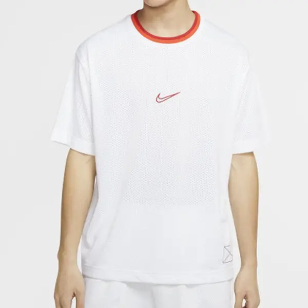 Nike Minimalistic Logo Mesh Basketball Short Sleeve