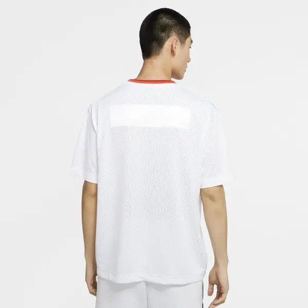 Nike Minimalistic Logo Mesh Basketball Short Sleeve