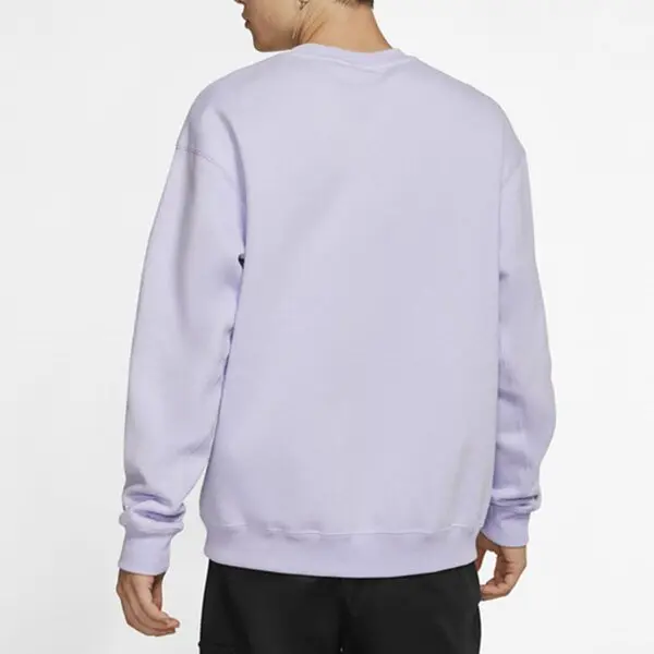 Nike Crewneck Sweatshirt With Embroidered Logo - Lavender