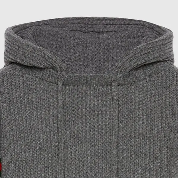 Gucci Wool Cashmere Sweater With Hood