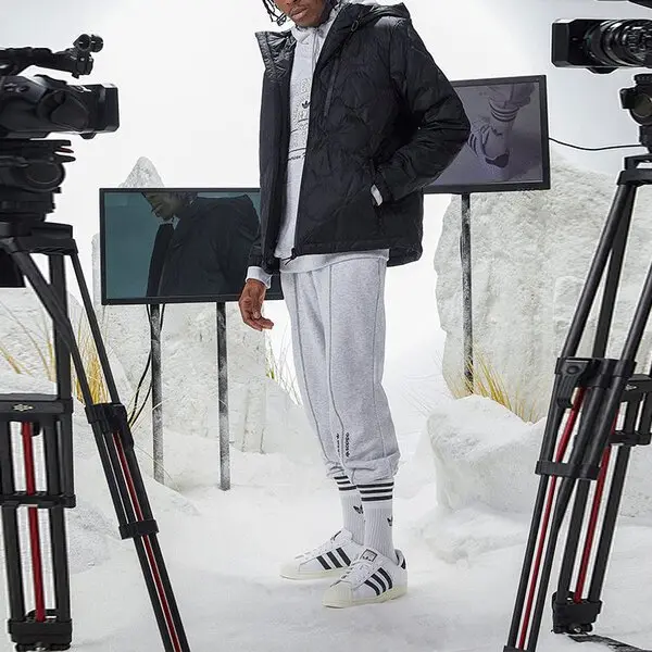 Adidas Originals Quilted Hooded Down Jacket - Default Color