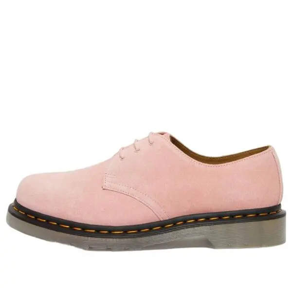 Dr. Martens 1461 Lced Suede Lace Up Oxfords - Pink