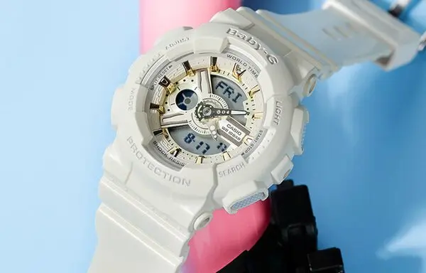 Casio Baby-g Analog-digital Shock Resistant Watch - White