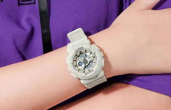 Casio Baby-g Analog-digital Shock Resistant Watch - White