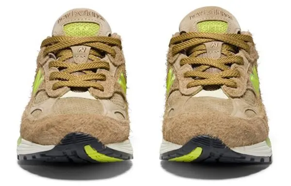 NEW BALANCE X Concepts 992 Made In Usa "low Hanging Fruit" Sneakers - Yellow/green