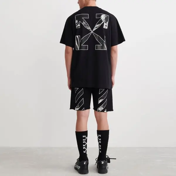 Off-White Arrow Short Sleeve T-shirt - Black