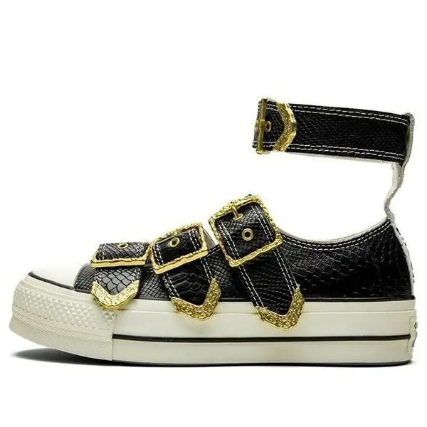 CONVERSE X Koché Chuck Taylor All Star Low Mary Jane Sneakers - Black