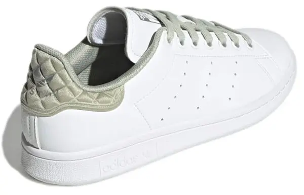Adidas Stan Smith Matte Silver Quilted Sneakers - White
