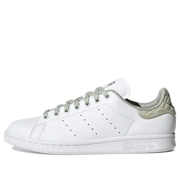 Adidas Stan Smith Matte Silver Quilted Sneakers - White