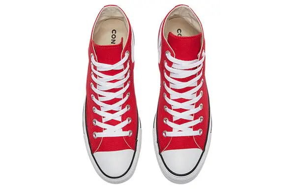 CONVERSE Chuck Taylor All Star High Top Sneakers - Red/white