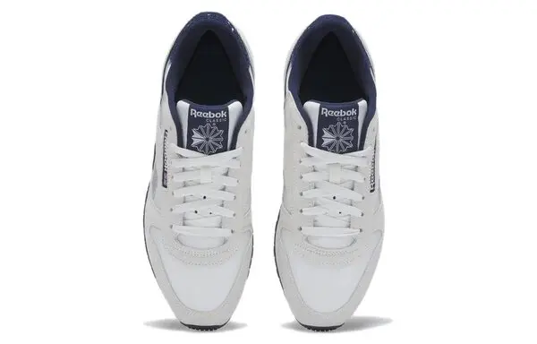REEBOK Classic Leather Low Top Sneakers - Gray/white
