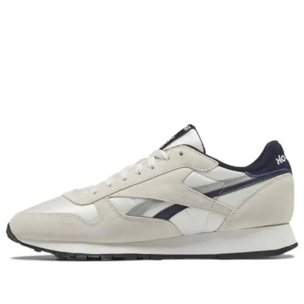 REEBOK Classic Leather Low Top Sneakers - Gray/white