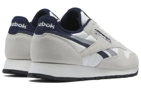REEBOK Classic Leather Low Top Sneakers - Gray/white