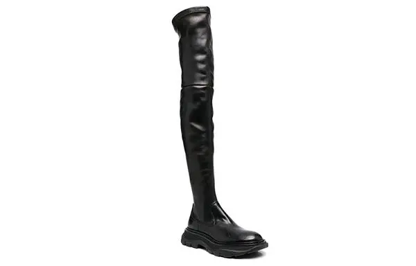Alexander McQueen Hybrid Over The Knee Boots