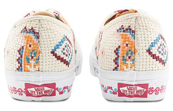 VANS Authentic X Clottee "pixelated Universe Marshmallow" Sneakers - Marshmallow/true White