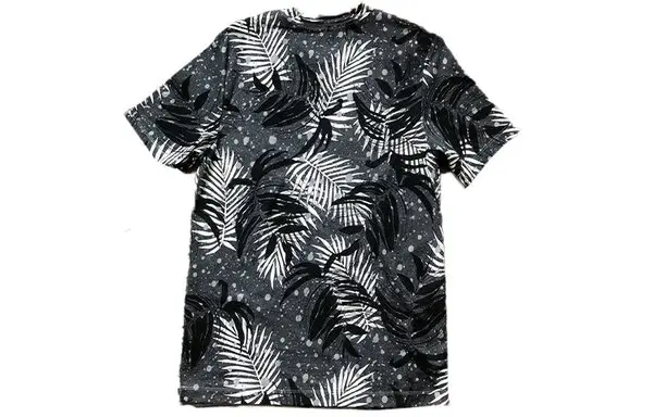 JORDAN Poolside Printing Sports Tops - Black