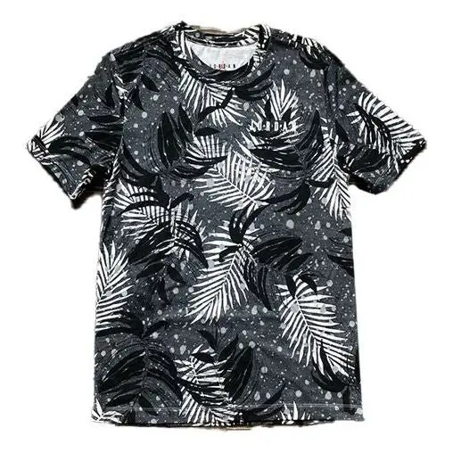 JORDAN Poolside Printing Sports Tops - Black
