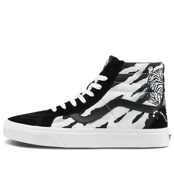 VANS High-top Sneakers With Embroidered Detail - Black/white