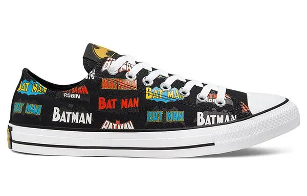 CONVERSE Batman X Chuck Taylor All Star Low "80th Anniversary Logo - Black