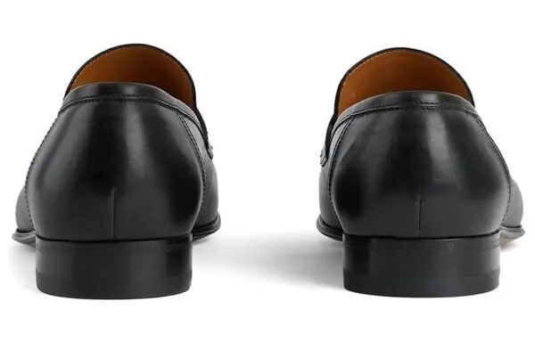 Gucci Interlocking G Leather Loafers