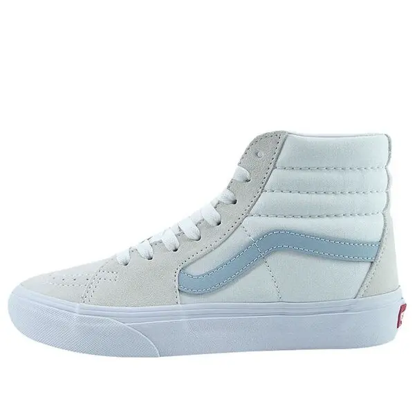 VANS Sk8-hi High-top Sneakers - White/blue