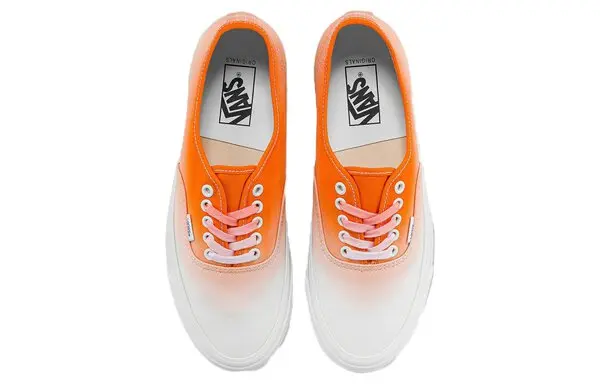 VANS Og Authentic Lx 'dip Dye - White/orange