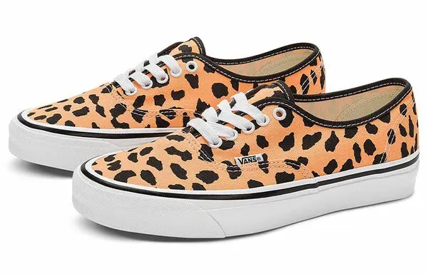 VANS X Wacko Maria Og Authentic Lx 'cheetah Peach - Orange/black