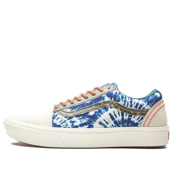 VANS Comfycush Old Skool Tie-dye Sneakers - Blue/white