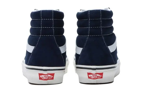 VANS Sk8-hi High Top Sneakers - Blue/white