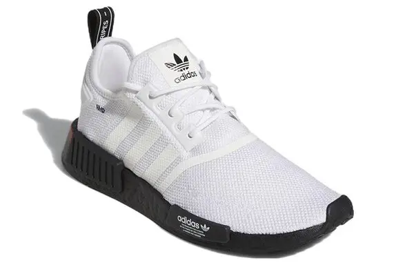 Adidas Nmd_r1 Casual Sneakers - Cloud White/core Black/red