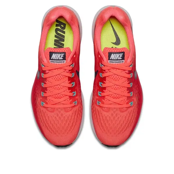 Nike Zoom Pegasus 34 Athletic Sneakers - Red/white/black