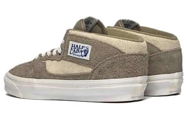 VANS Half Cab Og Lx Hairy Suede Sneakers - Khaki