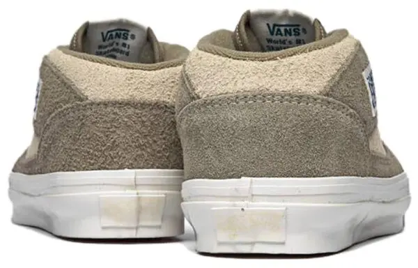 VANS Half Cab Og Lx Hairy Suede Sneakers - Khaki