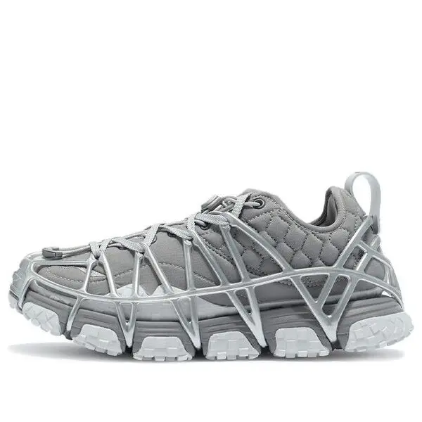 LI-NING Mix Ace "shark Grey" Aryr014-5 Sneakers - Grey/white/silver