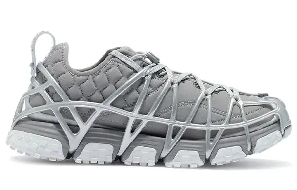 LI-NING Mix Ace "shark Grey" Aryr014-5 Sneakers - Grey/white/silver