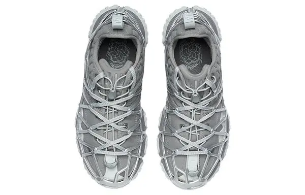 LI-NING Mix Ace "shark Grey" Aryr014-5 Sneakers - Grey/white/silver