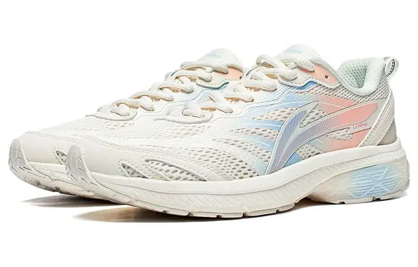 LI-NING Fuyao Athletic Sneakers - White/blue/pink